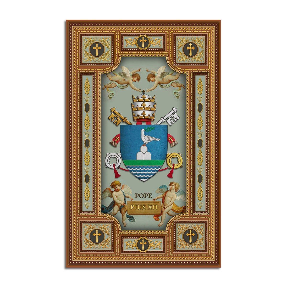 Pope Pius XII Coat Of Arms Rug – makerhuman.com