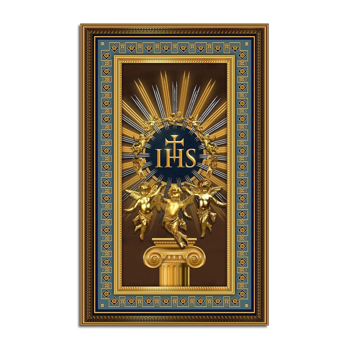 IHS Jesus Christ Christogram Rug – makerhuman.com