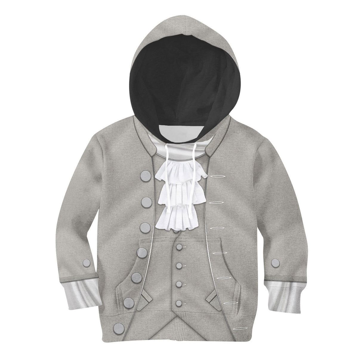 MakerHuman Benjamin Franklin Founding Father Costume Cosplay Hoodie Sw ...
