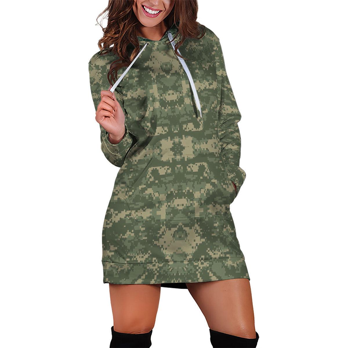 American ACU or Universal Camouflage Pattern (UCP) Camo Dress Hoodie ...