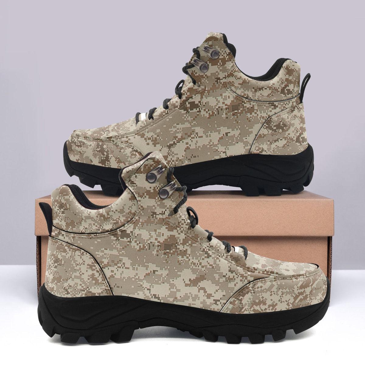 American Navy Working Uniform (NWU) Type II Camo Hiking Shoes ...