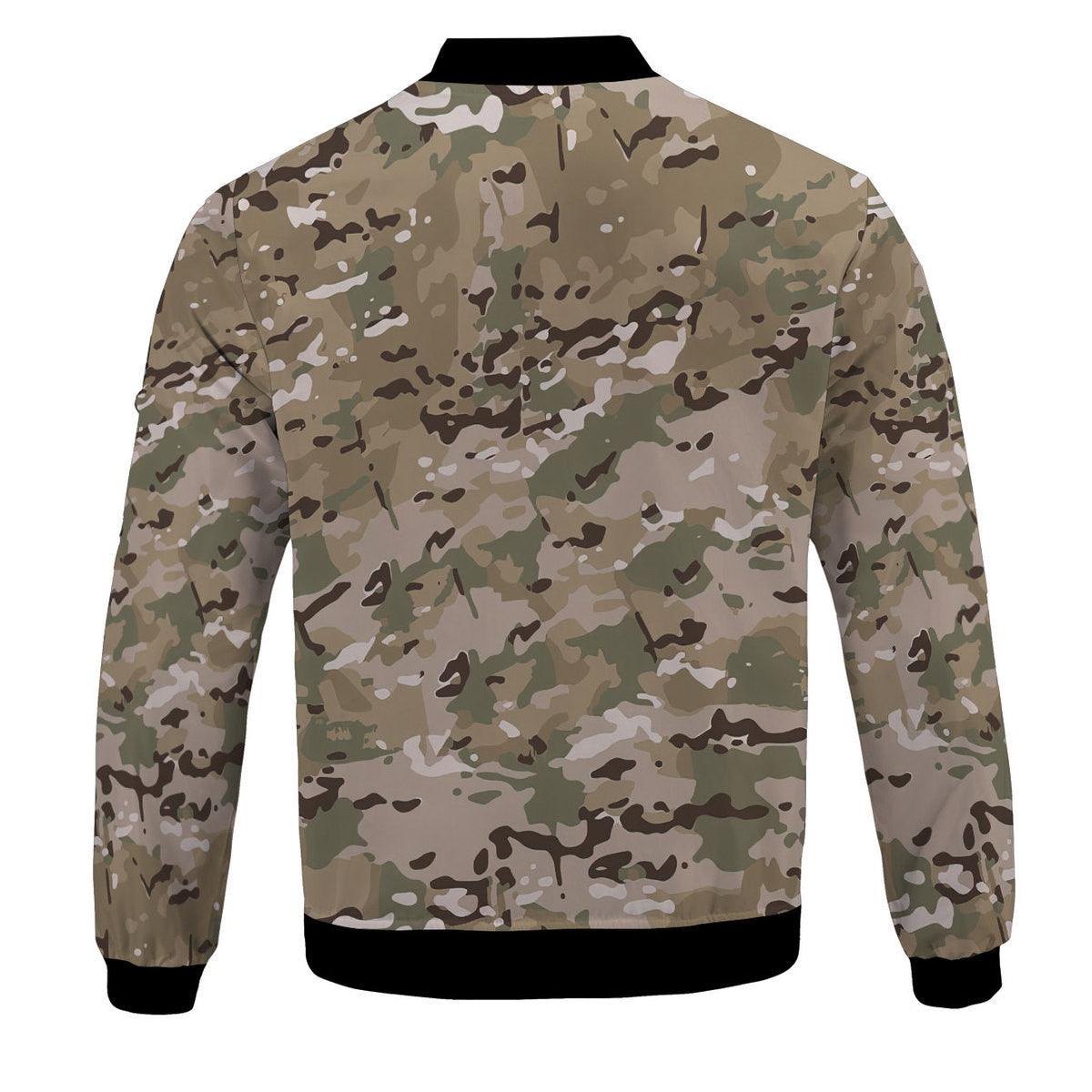 American Operational Camouflage Pattern (OCP) Bomber Jacket ...