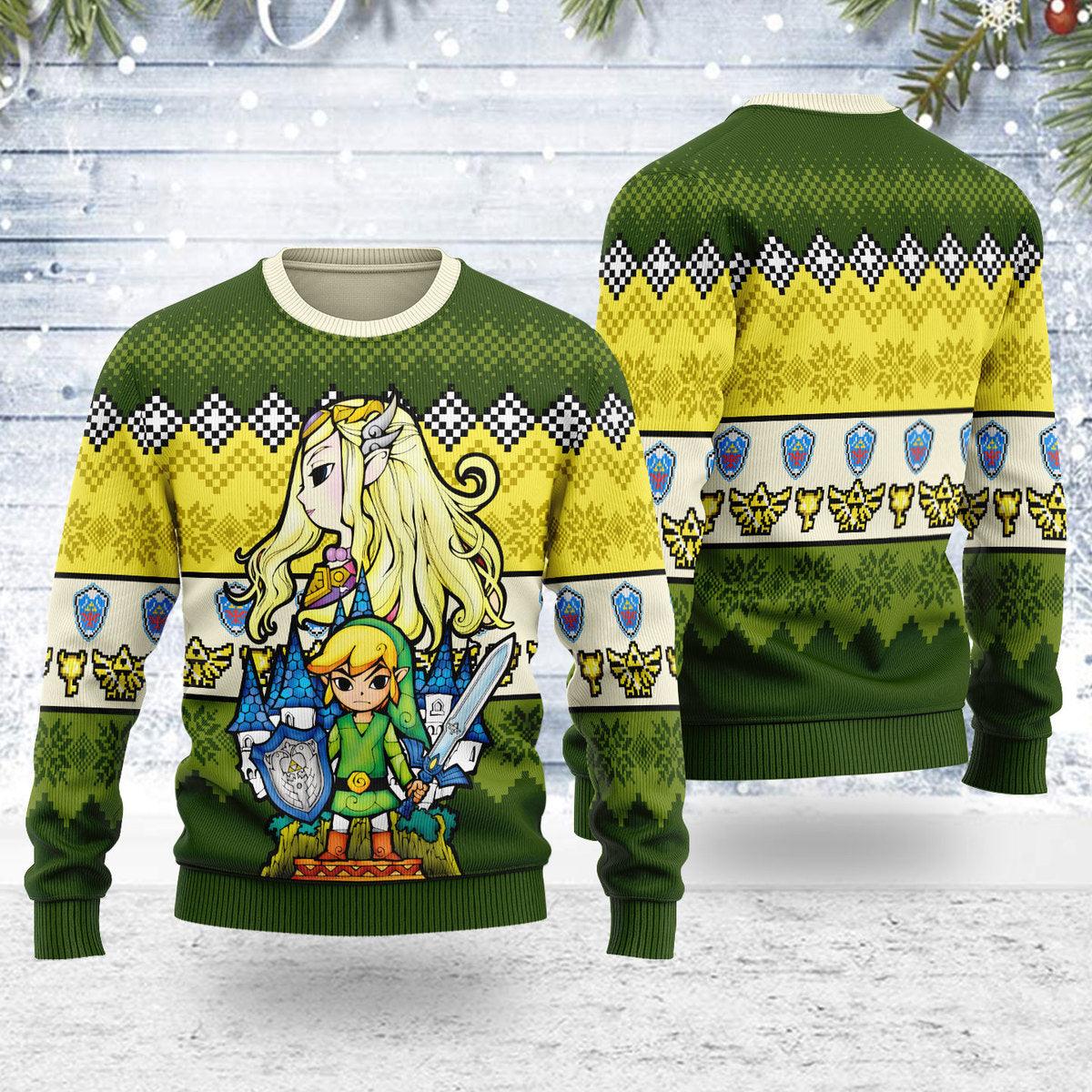 Christmas Sweater Art from The Wind Waker 02 – makerhuman.com