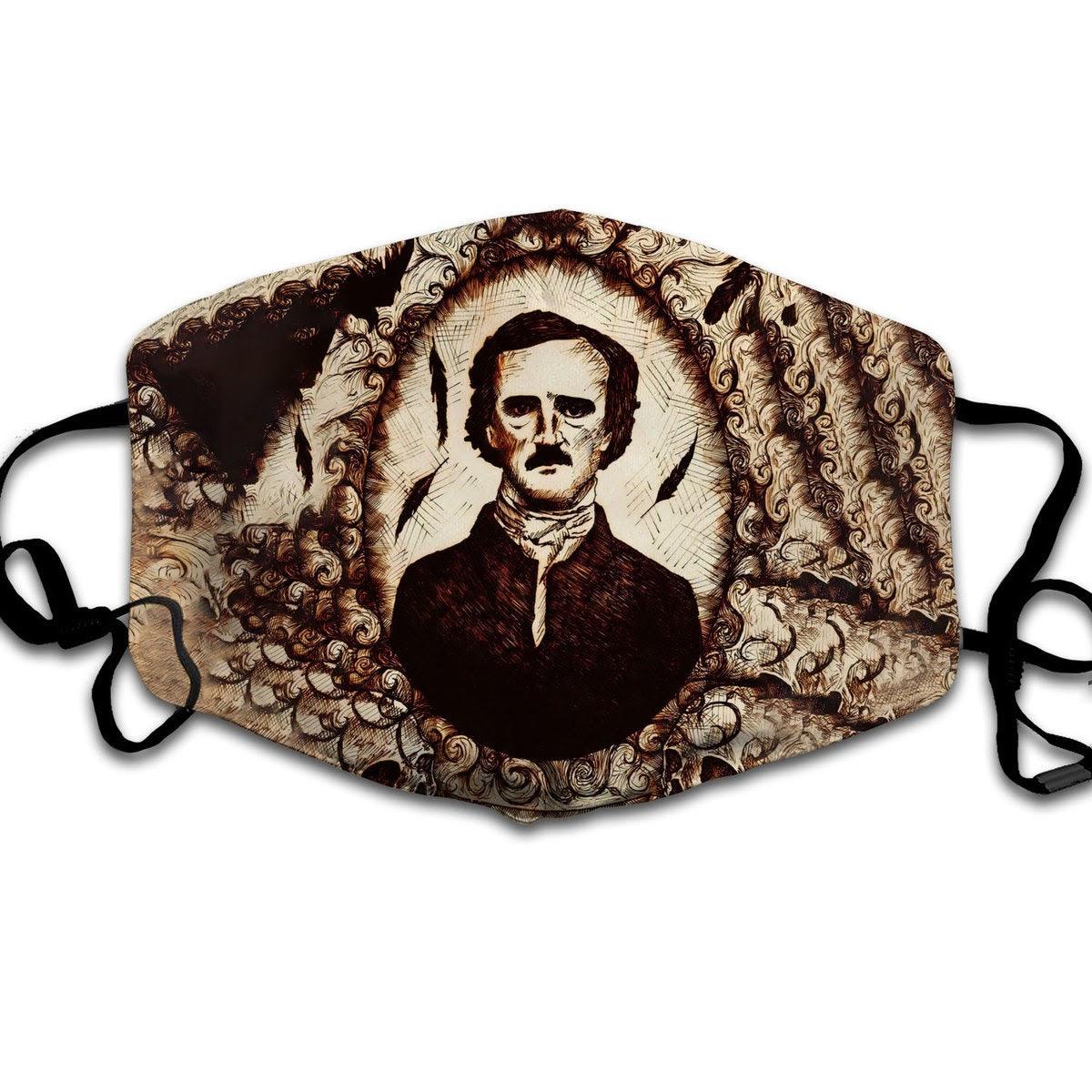 Edgar Allan Poe Face Mask – makerhuman.com