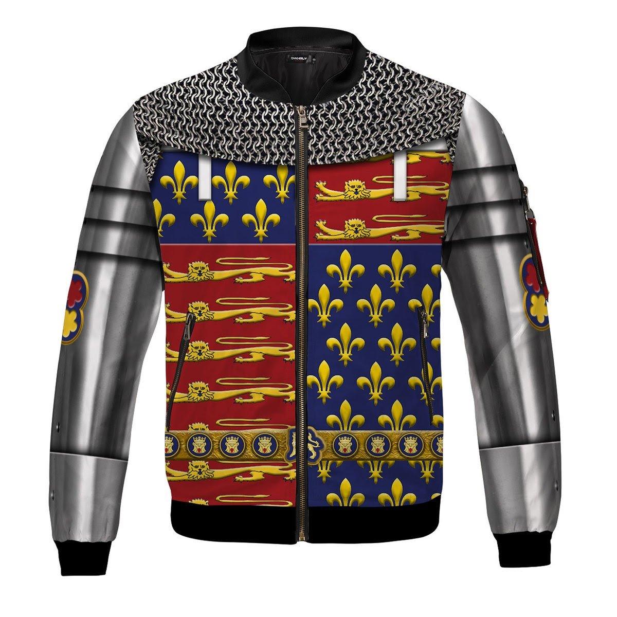 Edward The Black Prince Armor Bomber Jacket – makerhuman.com