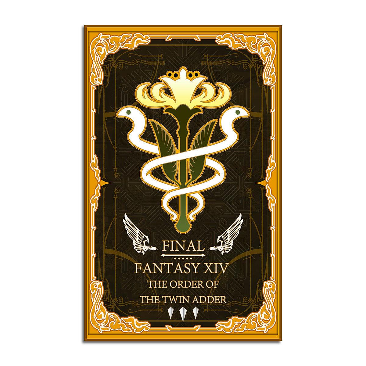 Final Fantasy XIV Grand Companies of Eorzeo Gridania Twin Adder Rug ...