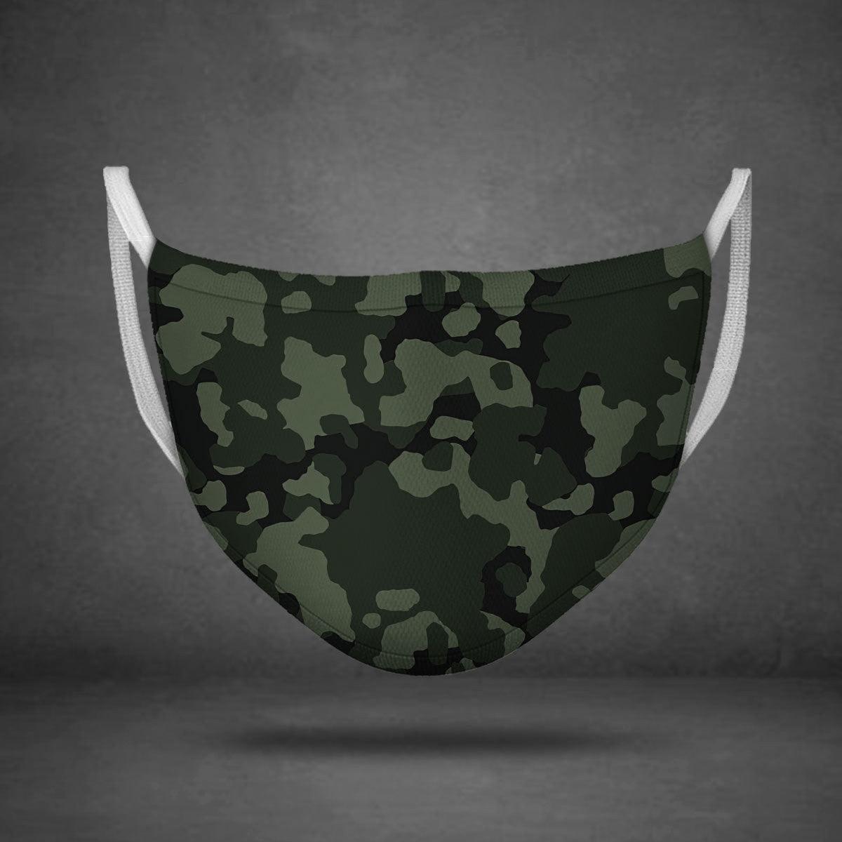 Flecktarn Darkgreen Face Mask – makerhuman.com