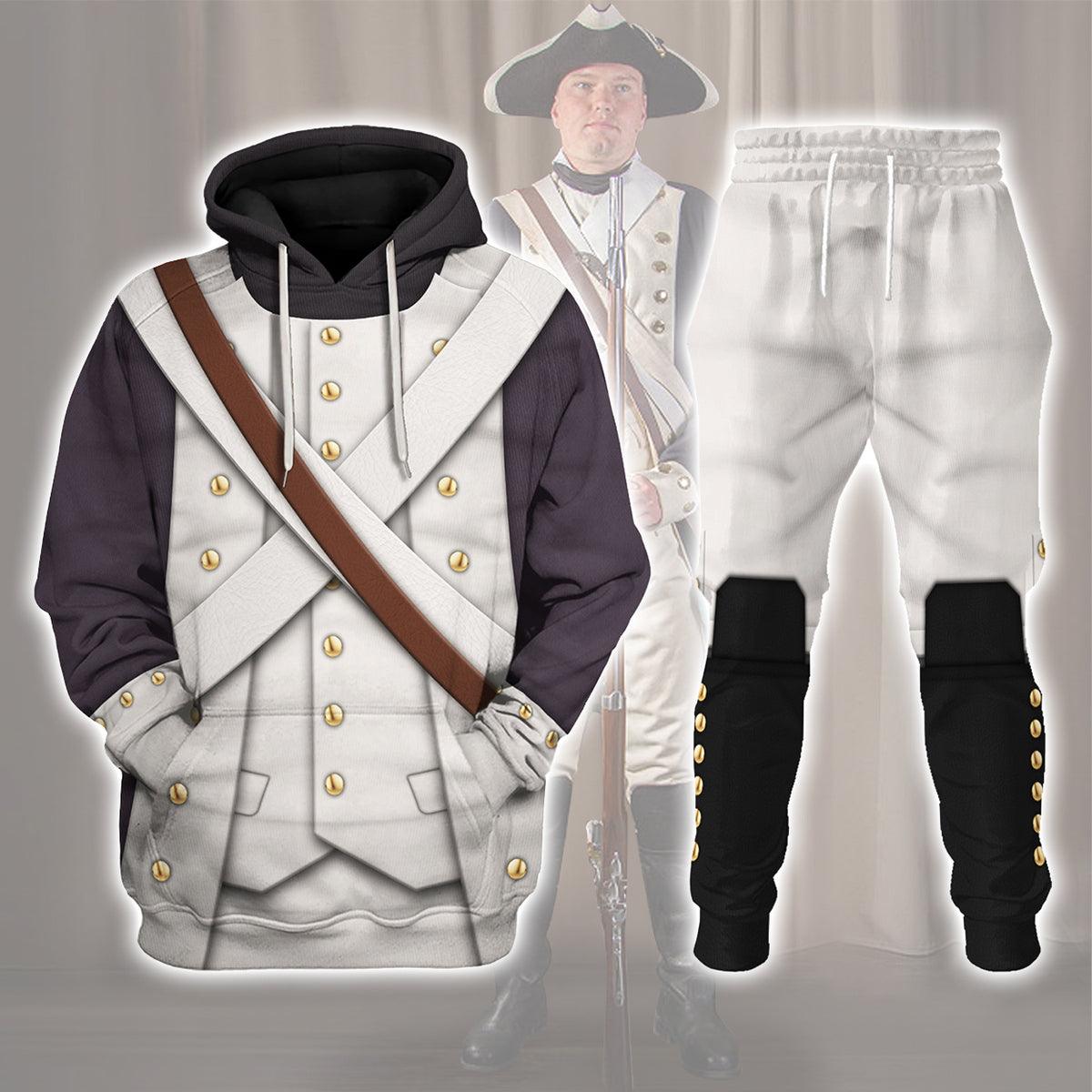 MakerHuman American Infantry-3rd Connecticut Regiment-1783 Uniform All ...