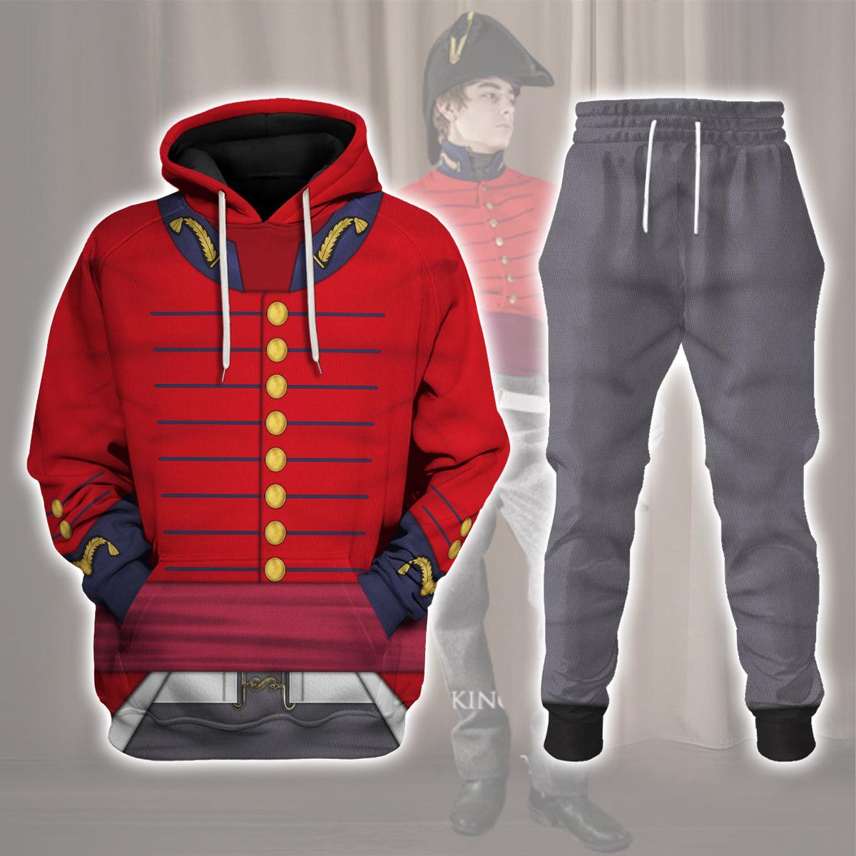 MakerHuman British ADC (1812-1815) Uniform All Over Print Hoodie Sweat ...