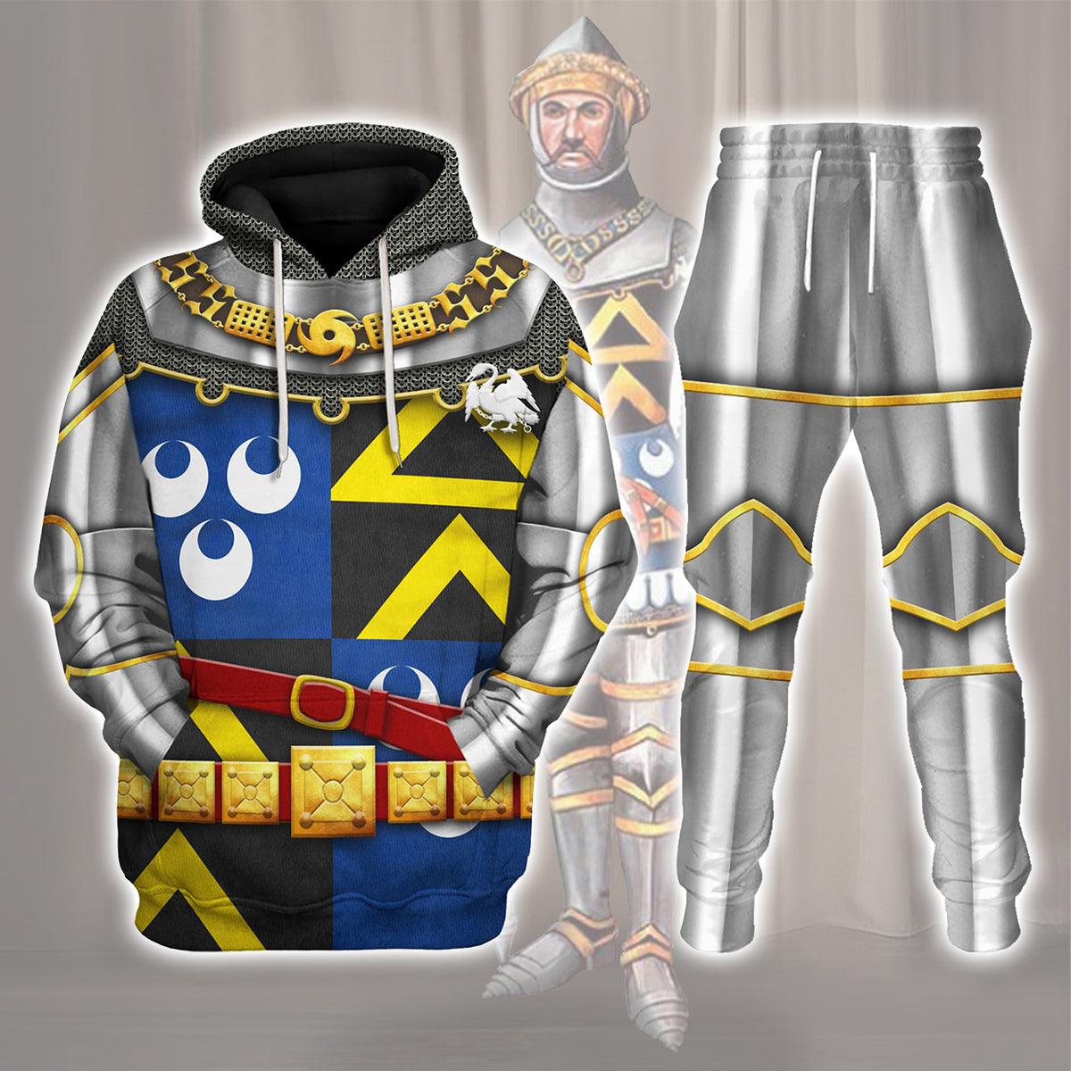 MakerHuman Edmund de Thorpe-Battle of Agincourt Knights Costume Hoodie ...