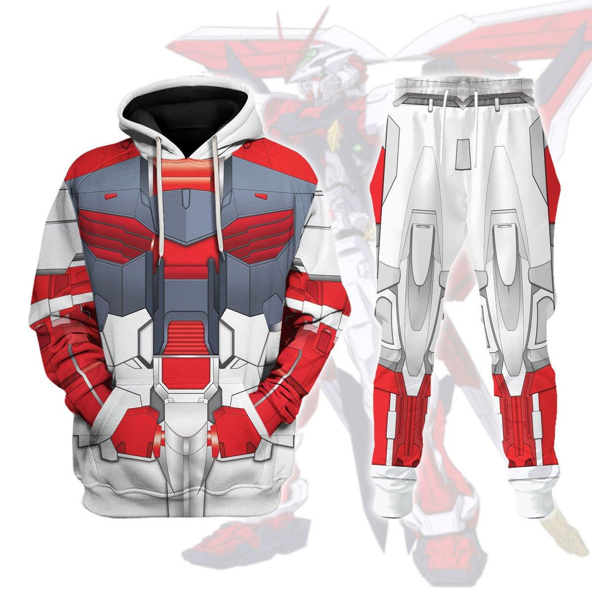 MakerHuman Gundam Astray Red Frame Costume All Over Print Tracksuit Ho ...