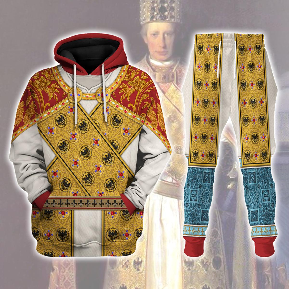 MakerHuman Imperial Dress of Holy Roman Emperor Costume Hoodie Sweatsh ...