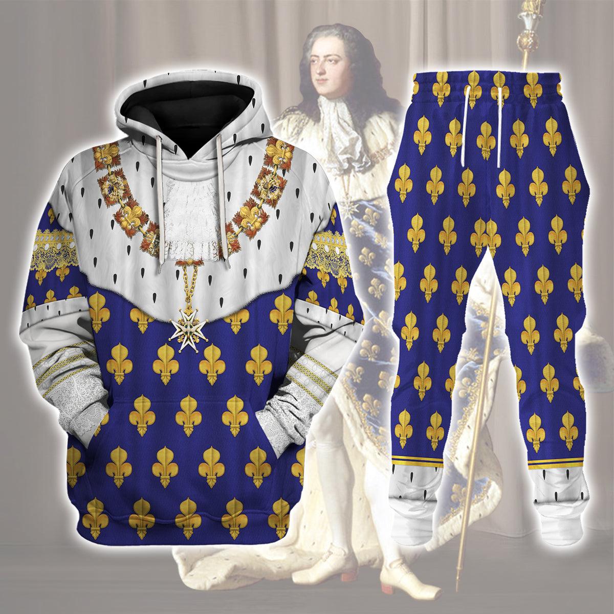 MakerHuman Louis XV of France in Coronation Robes Costume All Over Pri ...