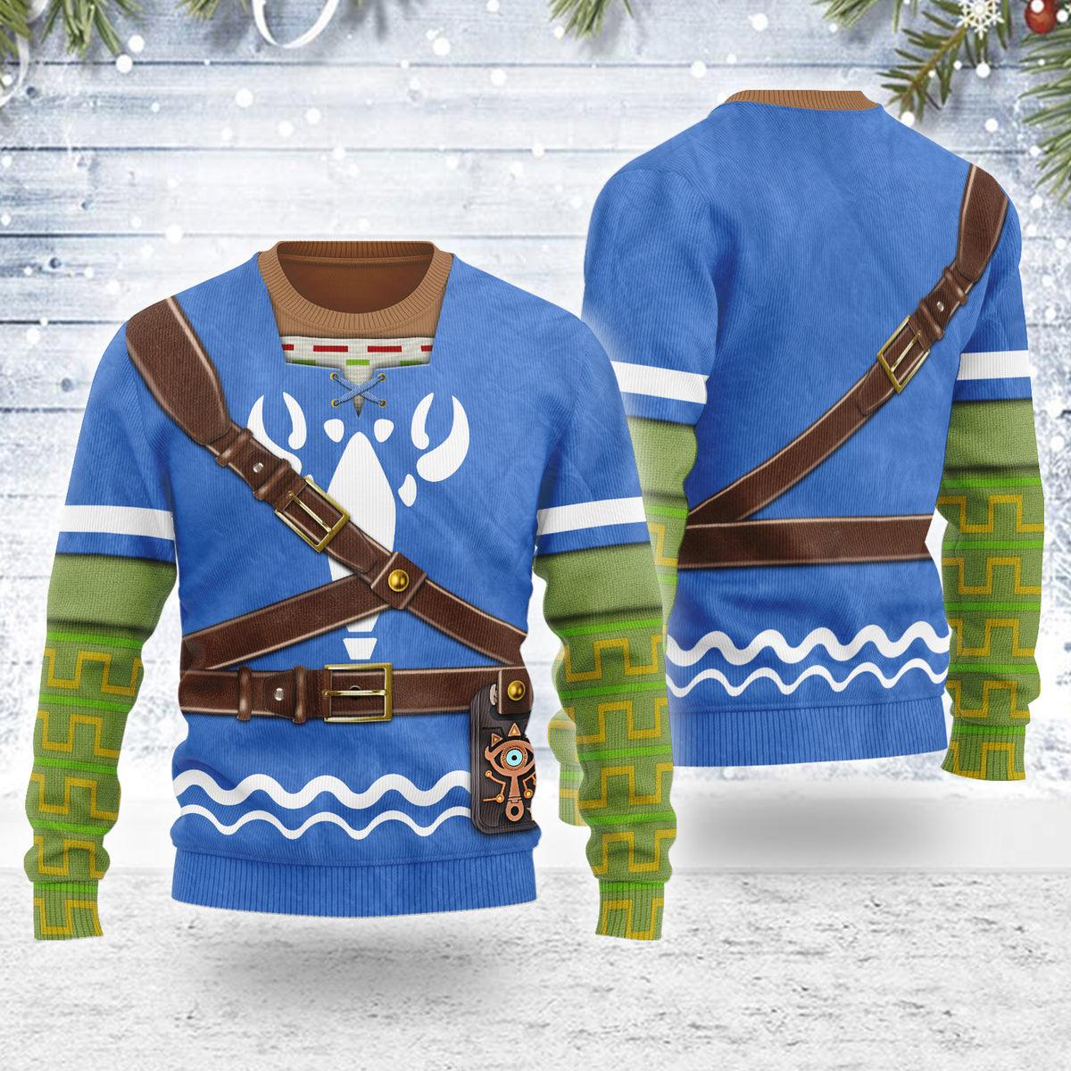 Heros Clothes Wind Waker Themed Costume Unisex Christmas Wool Sweater ...