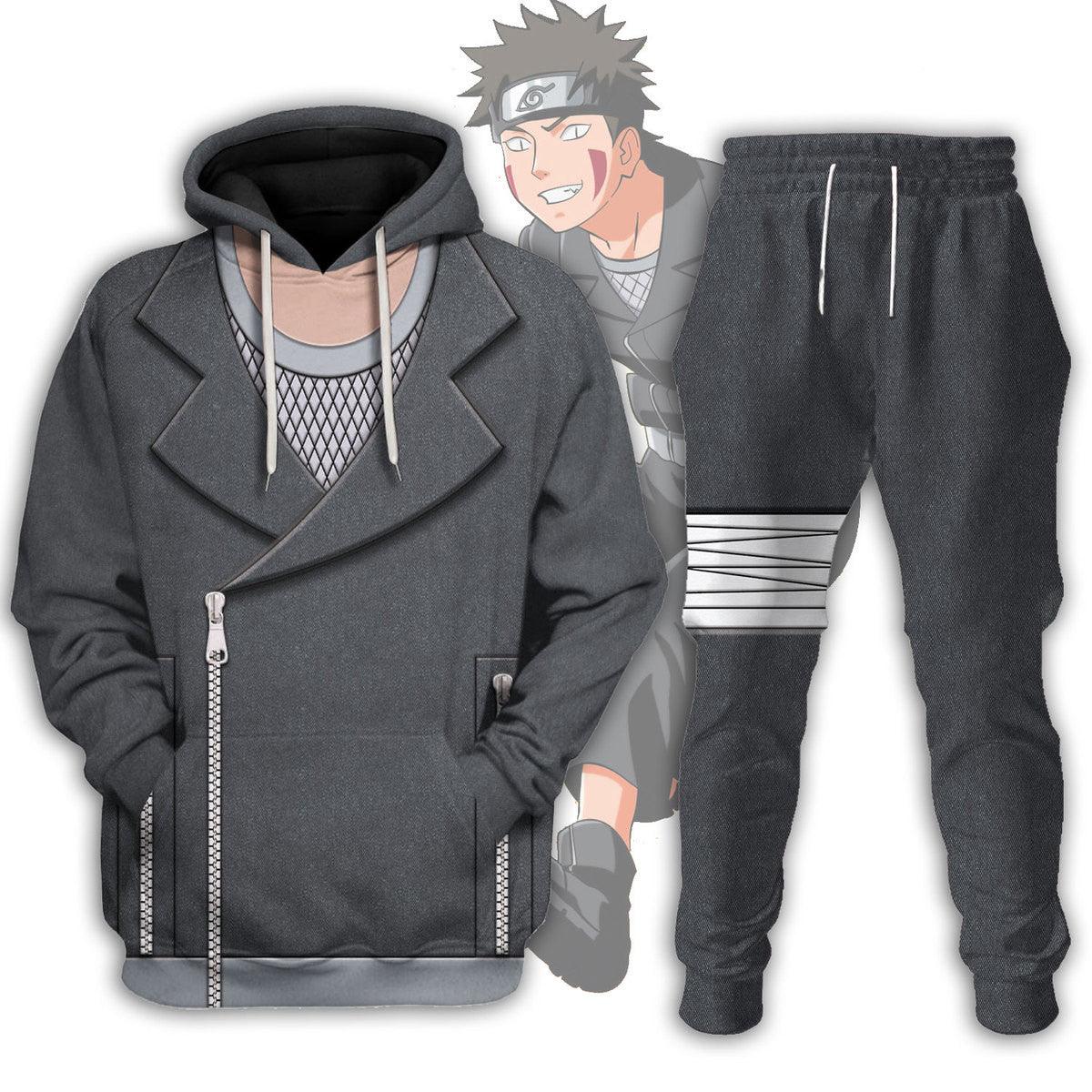 Kiba Naruto Cosplay Hoodie T-shirt Sweatpants – makerhuman.com