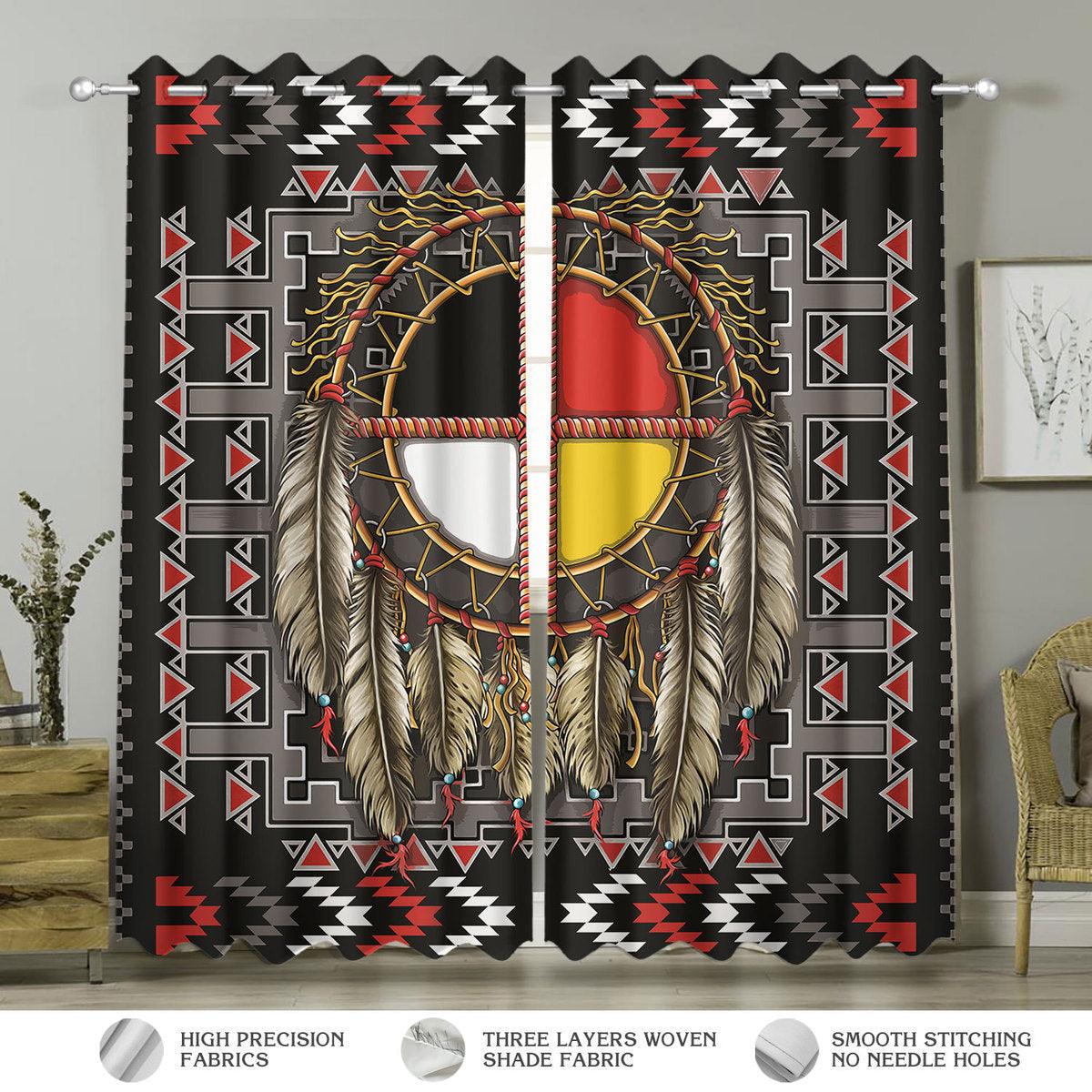 Native American Tribe Window Curtains – makerhuman.com