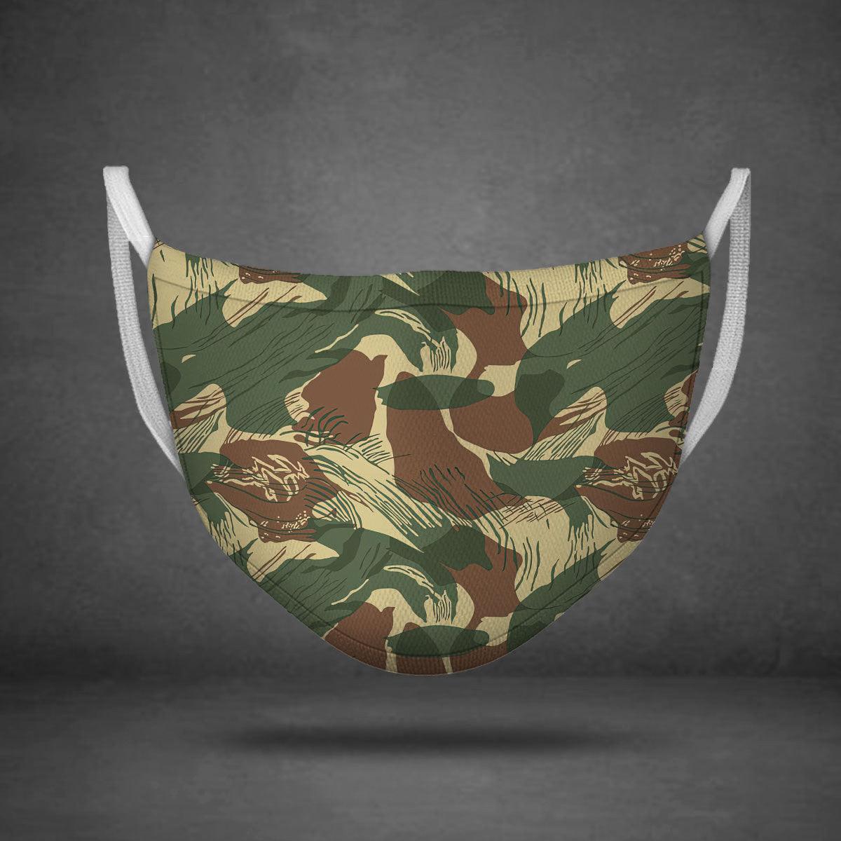 Rhodesian Brushstroke Rhodesian Security Forces 1965 Camo Pattern Face ...